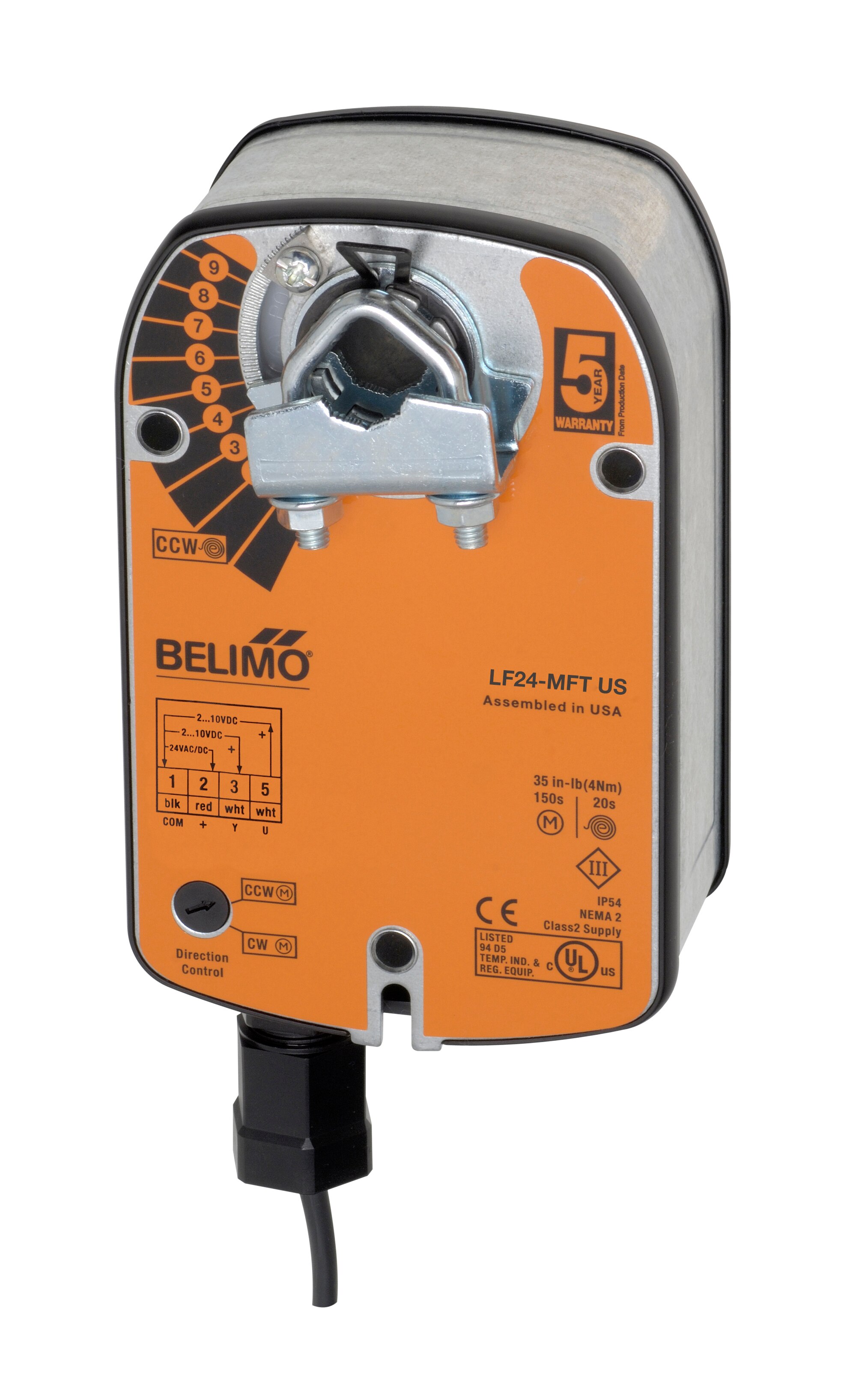 Belimo LF24-MFT US | Spring Return Damper Actuators | EnergyControl.com
